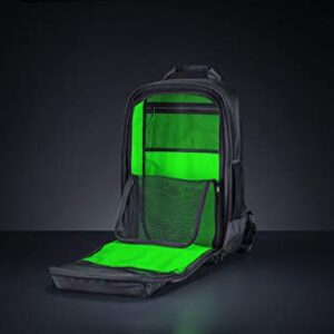 Razer Concourse Pro 18" Backpack: Tear Resistant Bottom - Front Utility Flap for Greater Accessibility - Scratch-Proof Interior - Padded Mesh Weave Straps - Fits Up to 18 inch Laptops - Black