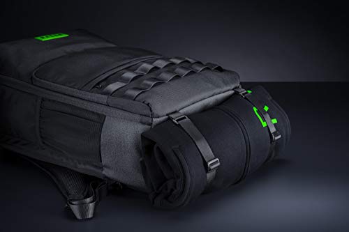 Razer Concourse Pro 18" Backpack: Tear Resistant Bottom - Front Utility Flap for Greater Accessibility - Scratch-Proof Interior - Padded Mesh Weave Straps - Fits Up to 18 inch Laptops - Black