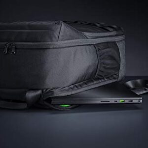 Razer Concourse Pro 18" Backpack: Tear Resistant Bottom - Front Utility Flap for Greater Accessibility - Scratch-Proof Interior - Padded Mesh Weave Straps - Fits Up to 18 inch Laptops - Black