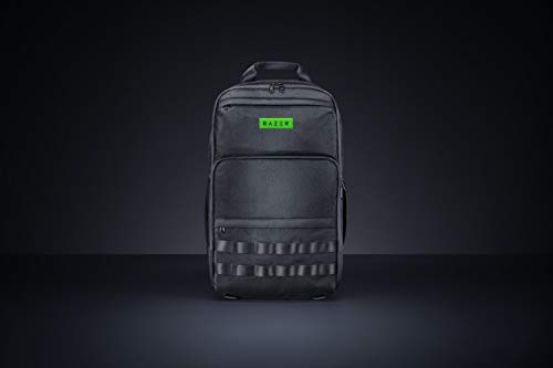 Razer Concourse Pro 18" Backpack: Tear Resistant Bottom - Front Utility Flap for Greater Accessibility - Scratch-Proof Interior - Padded Mesh Weave Straps - Fits Up to 18 inch Laptops - Black