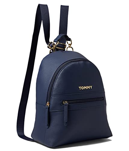 Tommy Hilfiger Kendall II Medium Dome Backpack Saffiano PVC Tommy Navy One Size