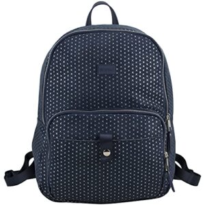 BODHI Township Backpack - Navy/Glitter Dots