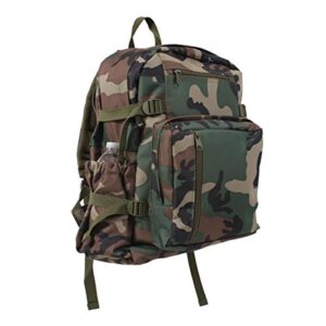 rothco woodland camo backpack