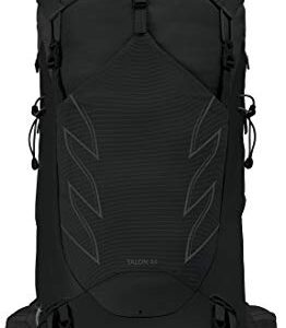 Osprey Talon 44 Men's Hiking Backpack, Stealth Black, Large/X-Large