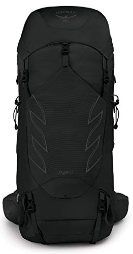 Osprey Talon 44 Men's Hiking Backpack, Stealth Black, Large/X-Large