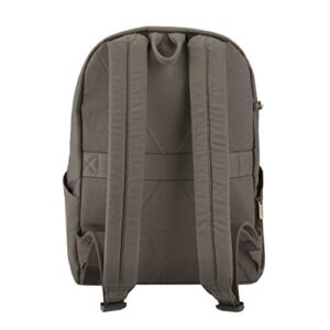 Travelon Anti-Theft Courier Slim Backpack, Stone Gray, 14 x 17 x 3