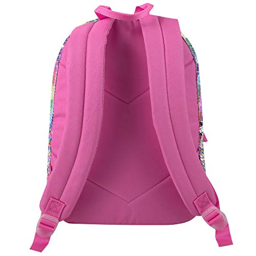 Mini Sequin Backpack Purse for Girls, Teens, Women - Rainbow Mini Backpack for Girls (Neon Rainbow)