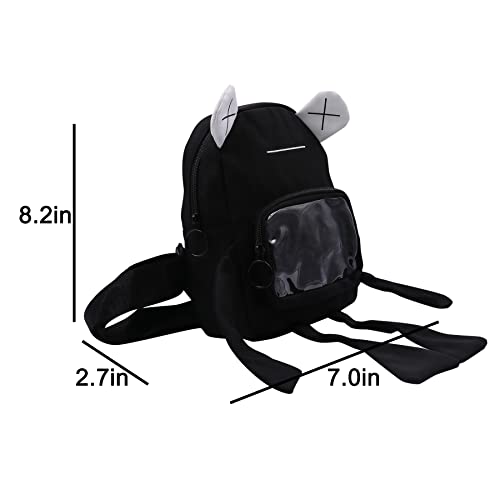 Funny Animal Frog Crossbody Sling Backpack Shoulder Chest Sling Bag Travel Hiking Chest Bag Daypack for Women Kids