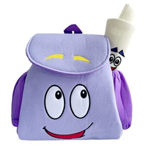 isaacalyx dora explorer backpack dora bag toy,10inch dora explorer rescue bag with map