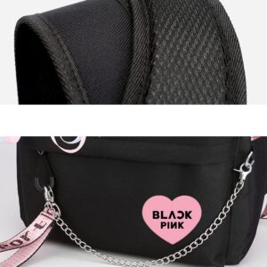 LOVEAngeler Backpack Lisa Rose JISOO Jennie Kawaii Colleage Bookbag School Bag Casual Daypack Mochila For Girls