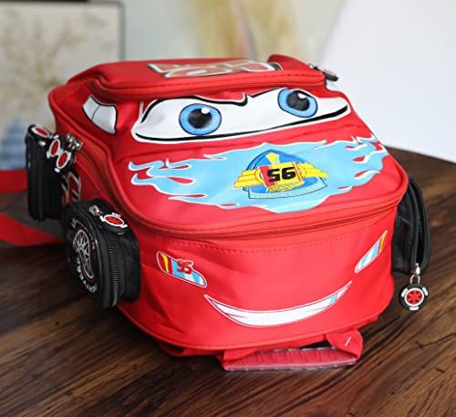 Toddler Kid Boys Girls Backpack Waterproof Cartoon Comic Kindergarten Children Snack Nursery School Backpack 3-5 Years (red1)