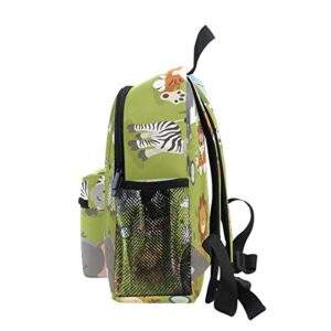 Kids Backpack Woodland Animals Preschool Bag for Toddler Boy Girls Schoolbag