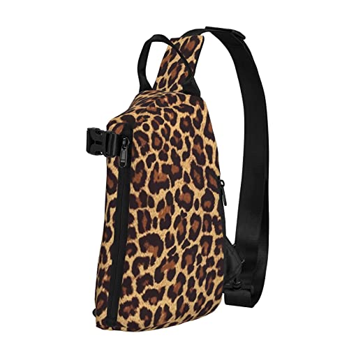 Cool Cheetah Leopard Sling Bag Crossbody Backpack Shoulder Chest Daypack Lightweight for Men Women Travel Hiking