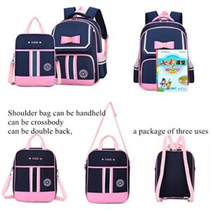 Pretty Princess Girls Preschool Backpack,Kids Elementary Primary Students Bookbag Knapsack for Girls