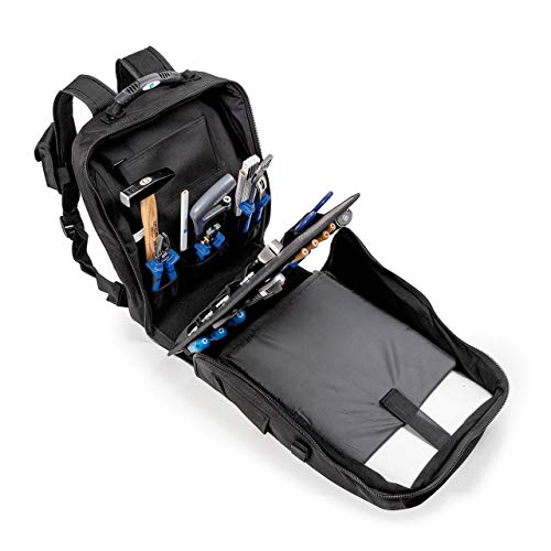 B&W International TUC-11602 Technician Backpack with Pocket Pallets & Laptop Compartment