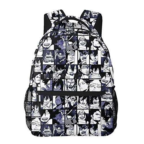 My Comics Hero Cartoon Academia Backpack, Polyester Anime Shoulders Backpacks, Fashion Bag, Custom Day Pack