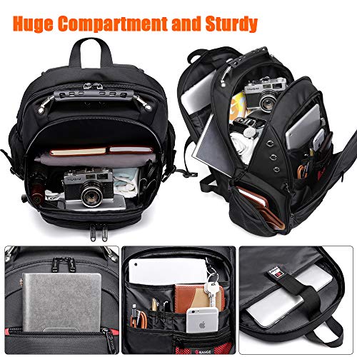 Large Laptop Backpack 17 inch Durable XL Heavy Duty Travel Backpack