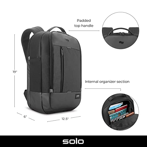 Solo New York Magnitude Laptop Backpack, Black