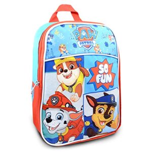 Paw Patrol Mini School Backpack For Kids ~ 3 Pc Bundle With 11" Paw Patrol School Bag, Painting Activity Pack, And Stickers | Paw Patrol School Supplies For Toddler Boys And Girls