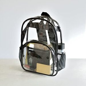 Youngever Large Clear Backpack, Stadium Approved Clear Bag, Adjustable Strap Clear Backpack