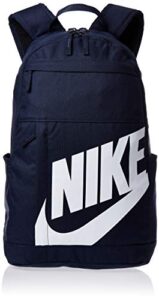 nike luggage nk elmntl bkpk-2.0, obsidian/obsidian/(white), misc