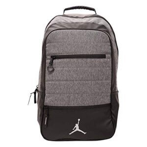 jordan unisex nike airborne backpack-carbon heather