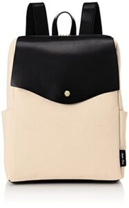 legato largo(レガートラルゴ) women backpack, ivory/black