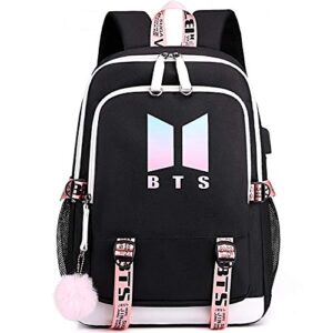 dingzheyan bts school laptop backpacks korean daypack book bag casual backpack backpack for students