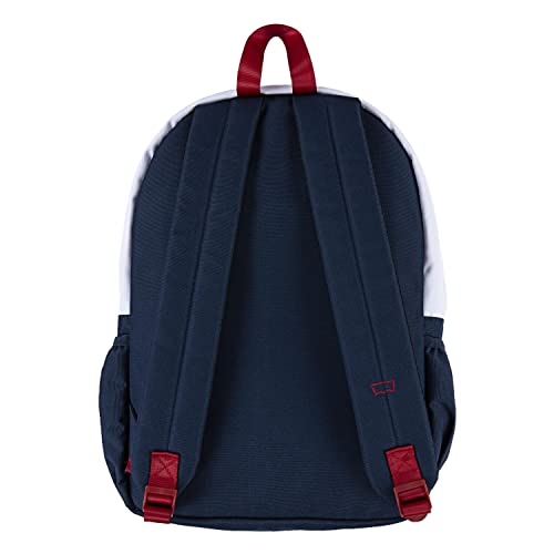 Levi's Kids' Classic Logo Backpack, Navy/White/Red, One Size