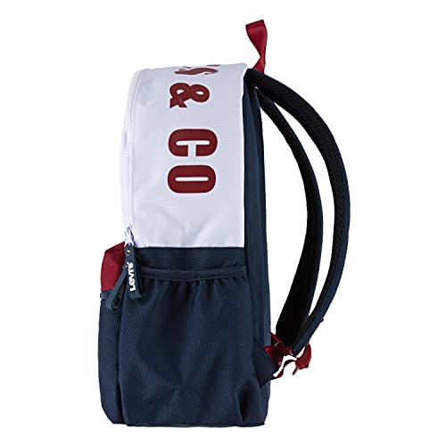 Levi's Kids' Classic Logo Backpack, Navy/White/Red, One Size