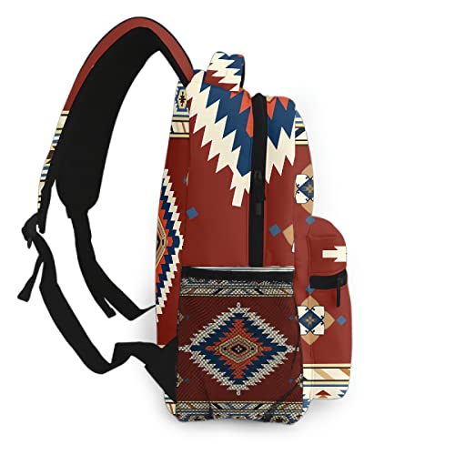 Aztec Backpack Tribal Western backpack for Boys Girls Elementary School Navajo Bags Back to School Gift Bookbag 2nd 3rd 4th 5th 6th Grade