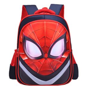 jiajiamin toddler kid boys backpack 3d print comic cartoon comic children kindergarten lightweight elementary bookbags (c)