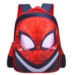 JIAJIAMIN Toddler Kid Boys Backpack 3D Print Comic Cartoon Comic Children Kindergarten Lightweight Elementary Bookbags (C)