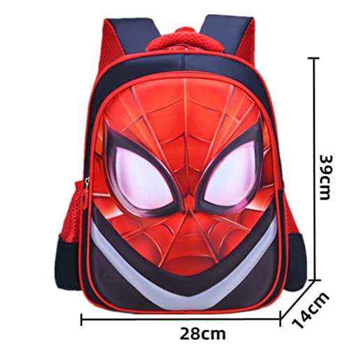 JIAJIAMIN Toddler Kid Boys Backpack 3D Print Comic Cartoon Comic Children Kindergarten Lightweight Elementary Bookbags (C)