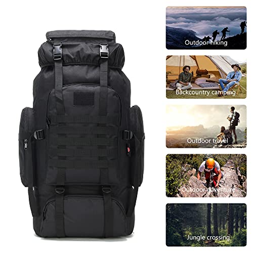 70L Camping Hiking Backpack Tactical Backpack Military Molle Rucksack Backpack for Outdoor