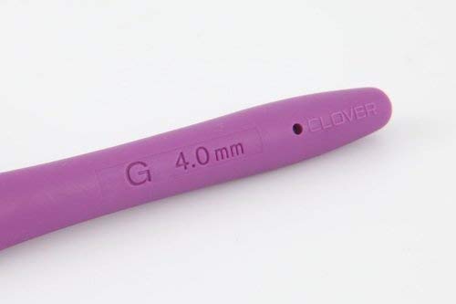 Clover Amour Crochet Hook: 4.0mm, 4.00mm, Multicoloured