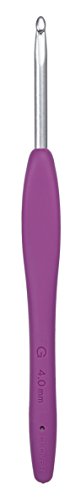 Clover Amour Crochet Hook: 4.0mm, 4.00mm, Multicoloured