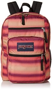 jansport big student, sunset stripe, one size