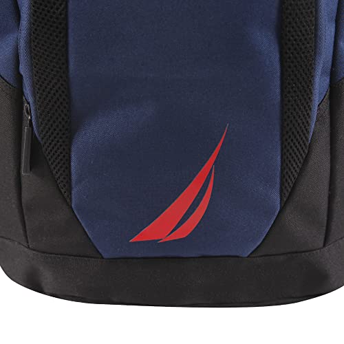 Nautica Backpack, Navy/Red, 18"