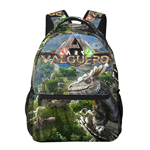 OIUCANP Ark Survival Evolved Backpack,Dinosaur Travel Casual Daypack for Men Women,Multifunction Outdoor Sports Bag 16in