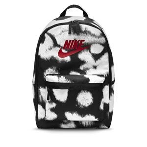 nike unisex heritage backpack, black neo dye