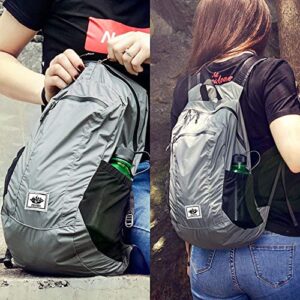 Peicees Lightweight Packable Backpack for Women Men Travel Hiking Waterproof Foldable Daypack Bag Collapsible Backpack 16 L