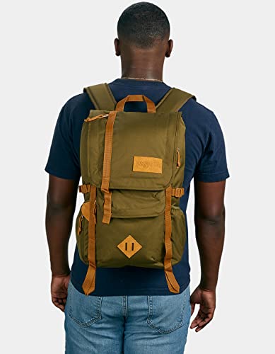 JanSport Hatchet Travel Backpack - 15 Inch Laptop Bag Designed for Urban Exploration, Army Green