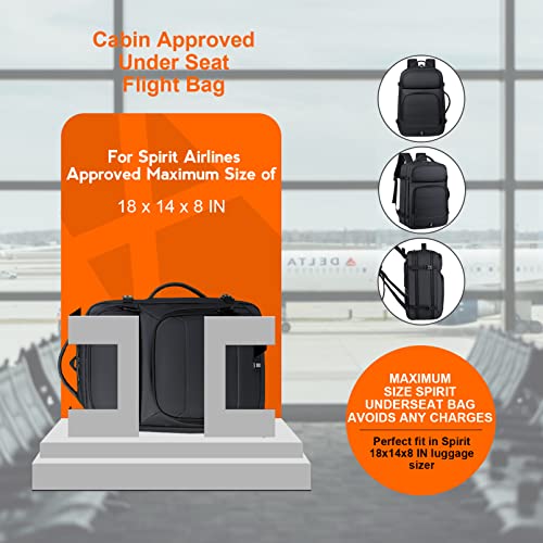 COSCOOA Large Travel Backpack for Men and Women 40L Carry On Luggage Waterproof Outdoor Sports Rucksack Casual Daypack School Bag Fit 17.3 Inch Laptop with USB Charging Port