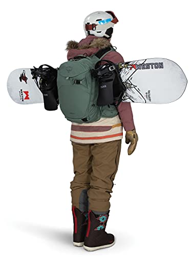 Osprey Kresta 20 Women's Backcountry Ski and Snowboard Backpack, Pine Leaf Green