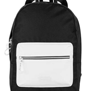 Kendall + Kylie Los Angeles Womens' Colorblock Backpack (Black and White, One Size Fits Most)