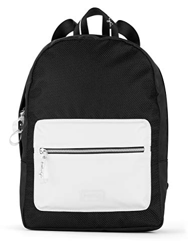 Kendall + Kylie Los Angeles Womens' Colorblock Backpack (Black and White, One Size Fits Most)