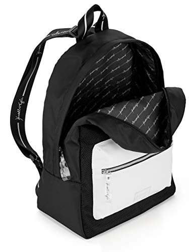 Kendall + Kylie Los Angeles Womens' Colorblock Backpack (Black and White, One Size Fits Most)