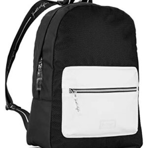 Kendall + Kylie Los Angeles Womens' Colorblock Backpack (Black and White, One Size Fits Most)