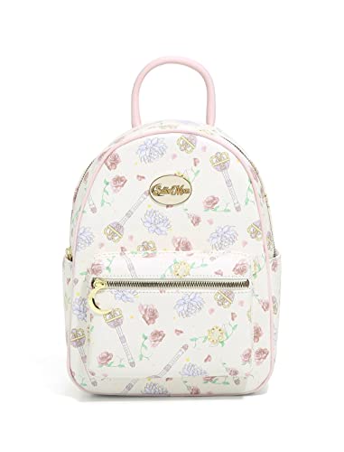 Pretty Guardian Sailor Moon Items & Flowers Mini Backpack